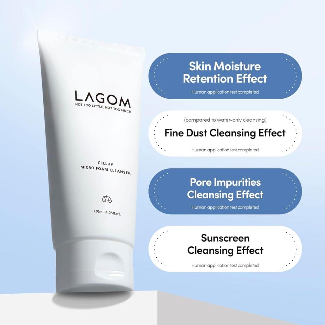 Lagom Cellup Micro Foam Cleanser | Best Facial Cleanser in Canada ...